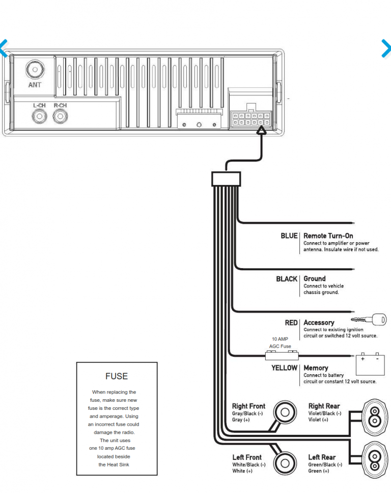 Dual XDM17BT Wiring Diagram 2025